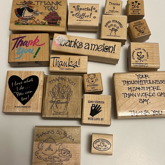 Office | Thank You And Made With Rubber Stamps | Poshmark